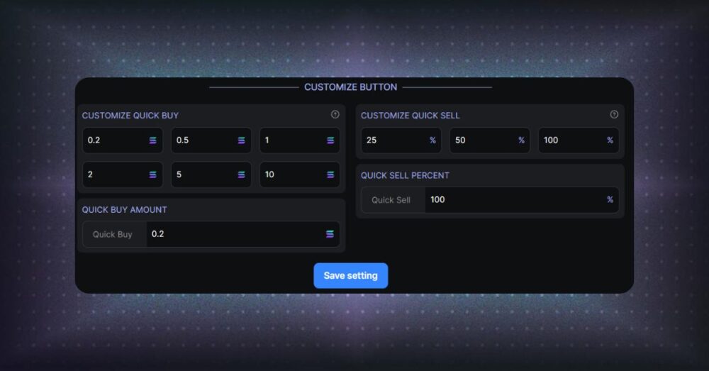 MevX Settings: Personalize Your Trading Experience - Platform Trading Bot Mevx