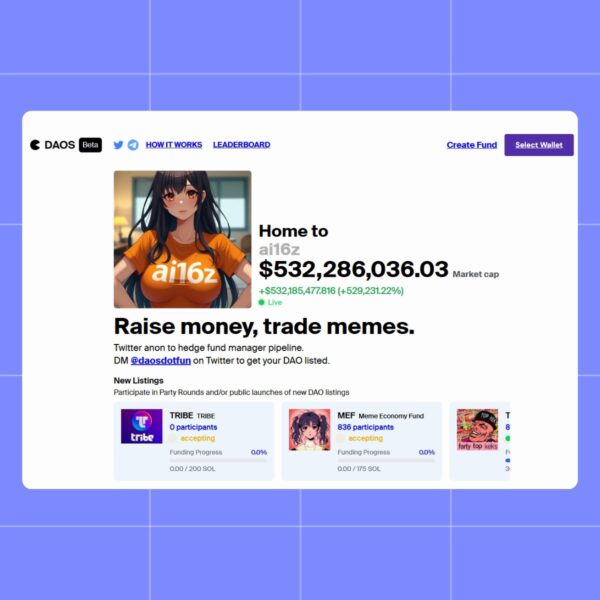 Daos.fun: The Platform Empowering Meme and AI DAO Funds - Platform Trading Bot Mevx