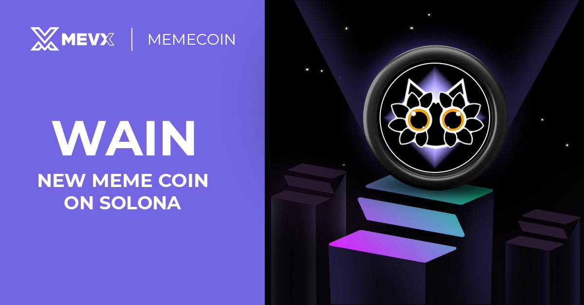 WAIN: New Meme Coin on Solana Inspired by An Artist - Platform Trading Bot Mevx