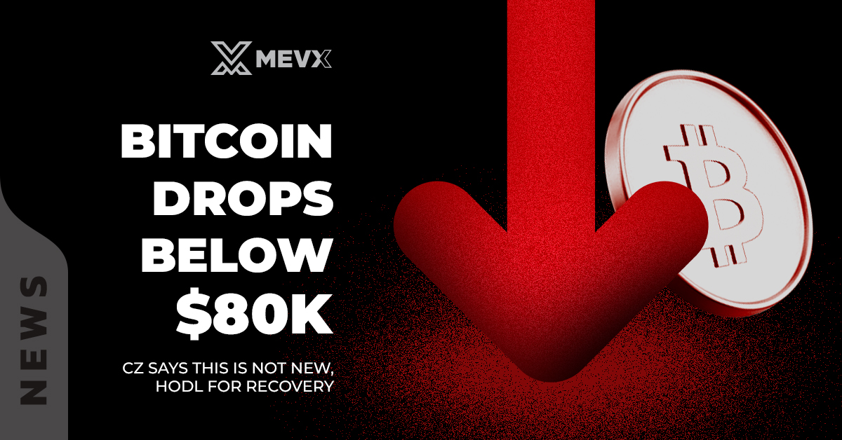 Bitcoin Drops Below $80K: CZ Says This Is Not New, HODL for Recovery - Platform Trading Bot Mevx
