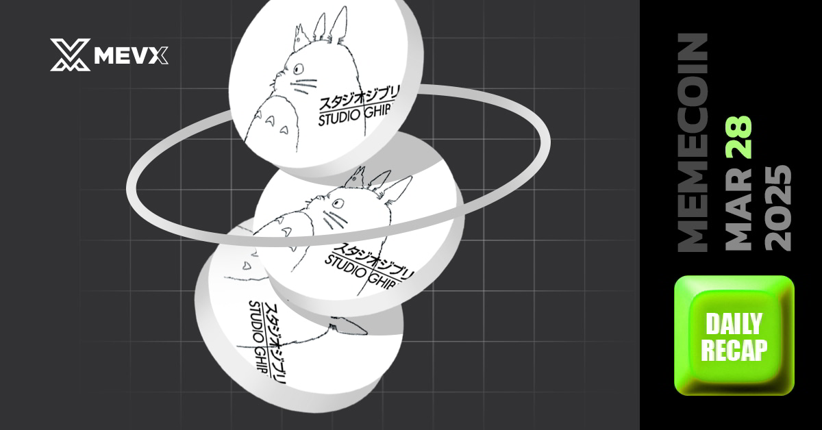 Meme Coin Daily Recap - March 28, 2025 - Platform Trading Bot Mevx