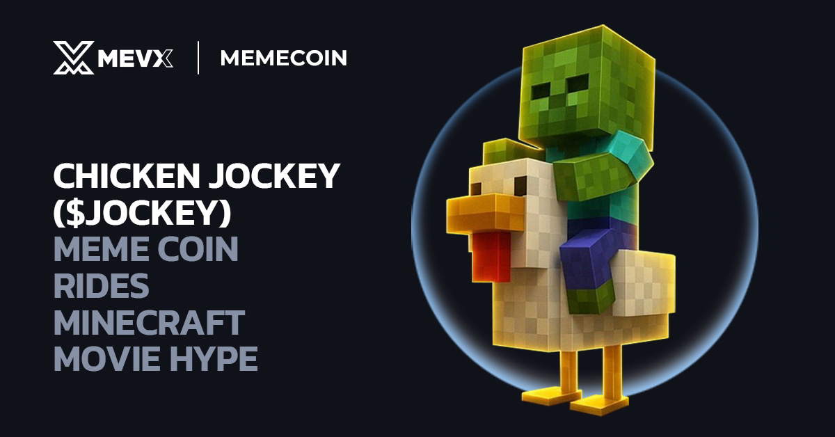 Chicken Jockey ($JOCKEY) Meme Coin Rides Minecraft Movie Hype ...