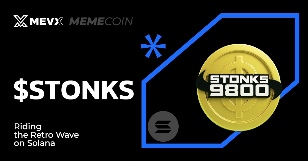 $STONKS Meme Coin Riding the Retro Wave on Solana - Platform Trading Bot Mevx